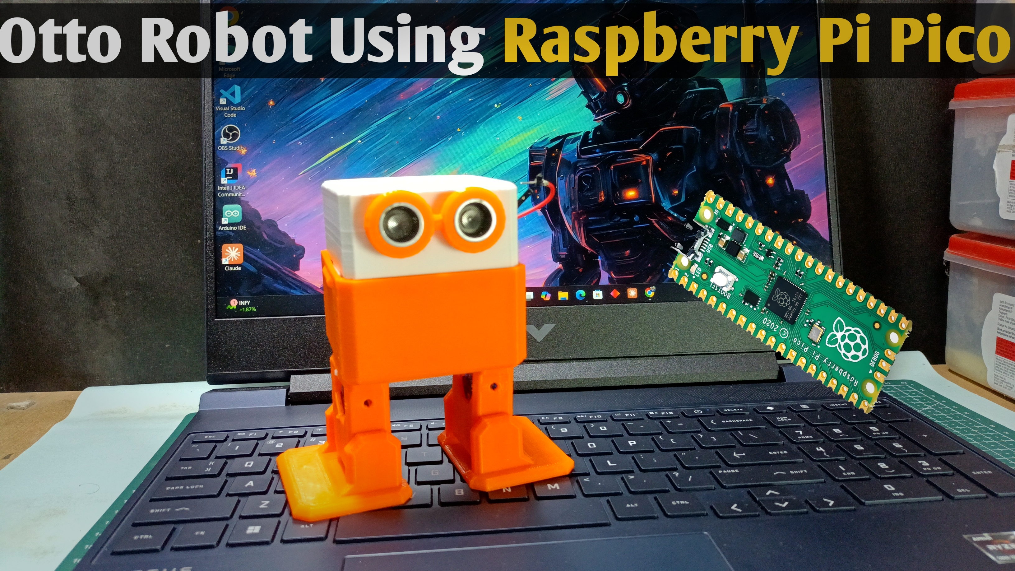 How to Make an Otto Robot Using Raspberry Pi Pico | Roboattic Lab ...